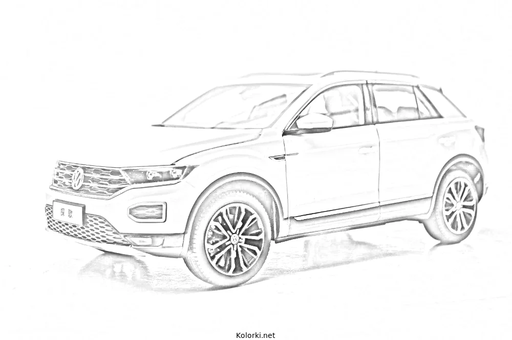 Kolorowanka Volkswagen Troc